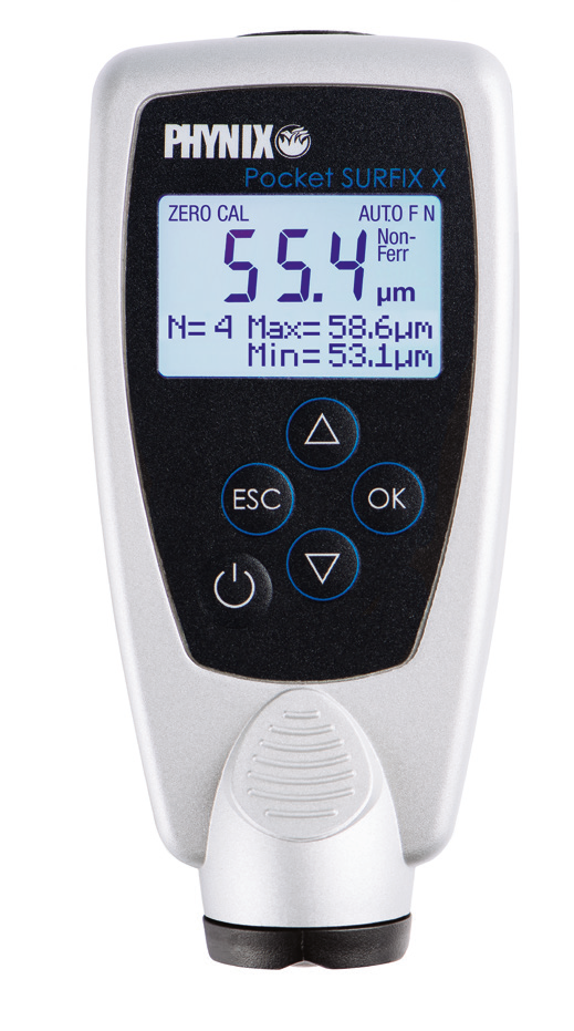 Pocket Surfix® X: Portable & precise coating thickness gauge - PHYNIX